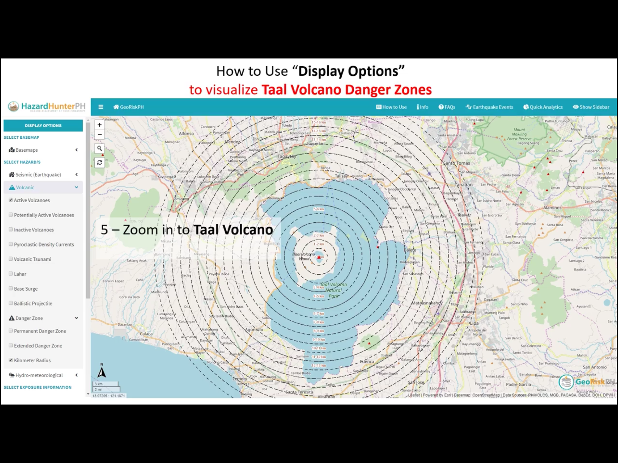 How to Check if Your Area is Within A Geological Hazard Danger Zone in ...