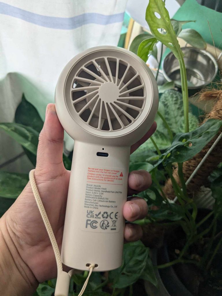 Product Review: JisuLife Portable and Rechargeable Handheld Fan – The ...